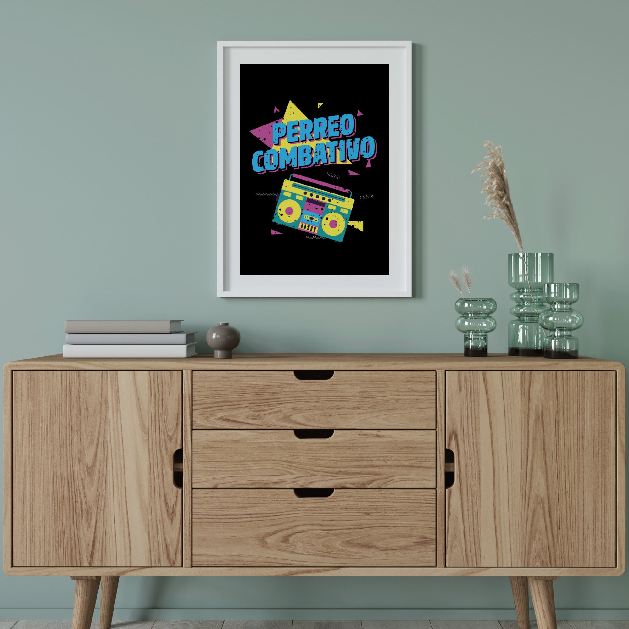 Puerto Rico Wall Art Perreo Combativo Puerto Rican Art - Etsy