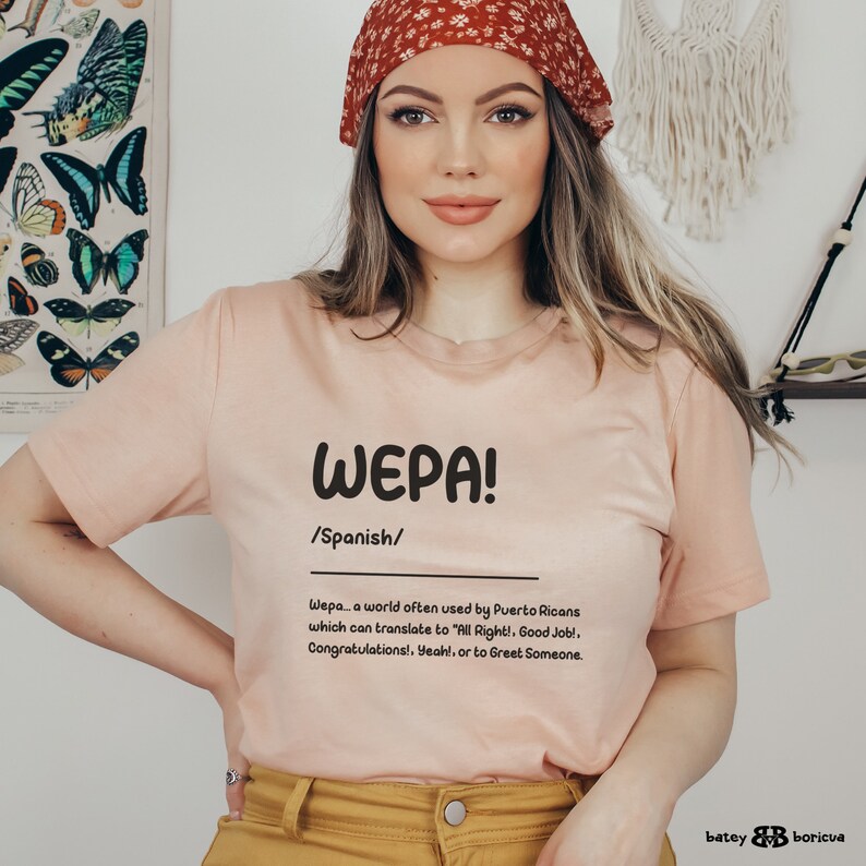 Puerto Rico Shirt, Wepa Definition Boricua Shirt, Puerto Rico Tshirt ...