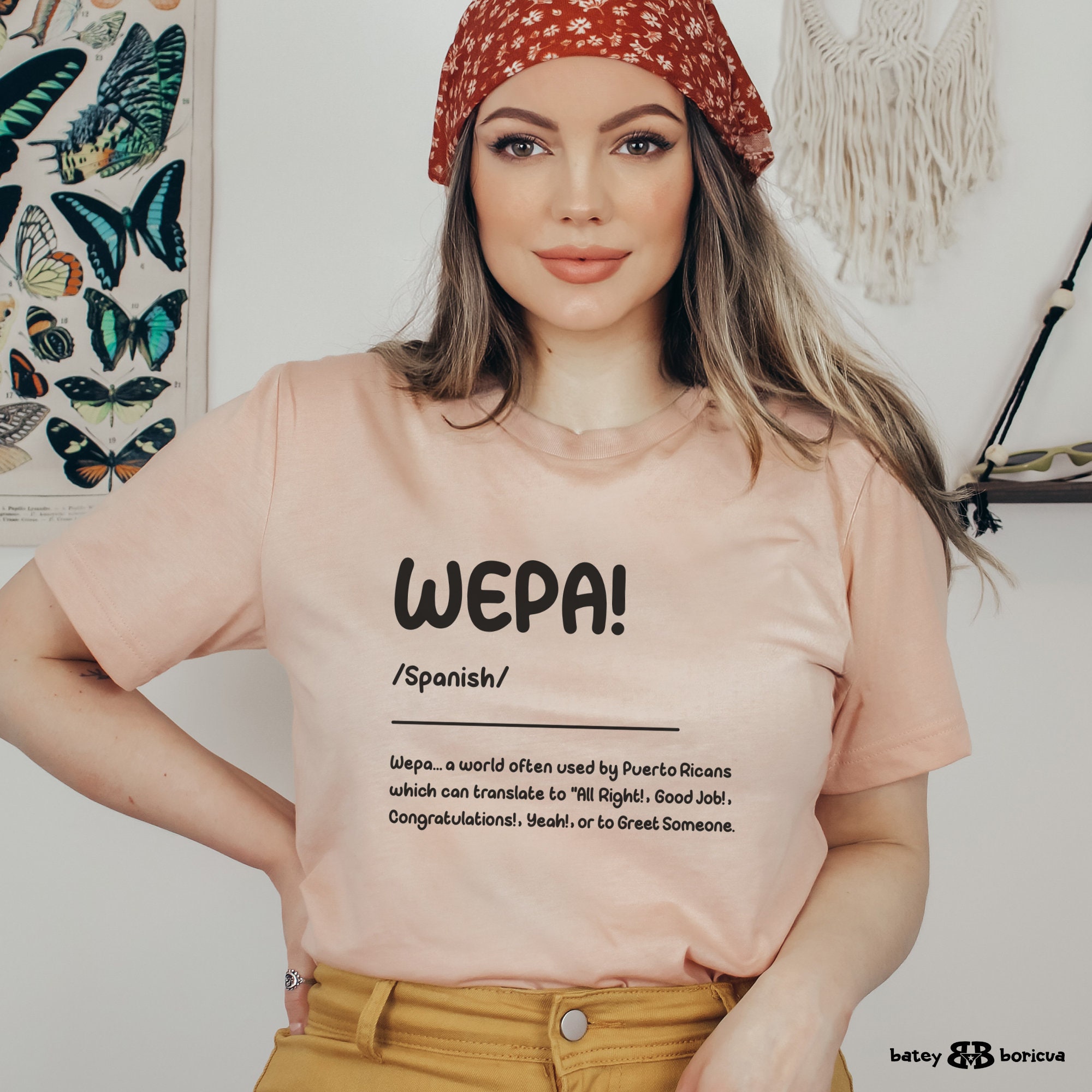 Puerto Rico Shirt, Wepa Definition Boricua Shirt, Puerto Rico Tshirt ...