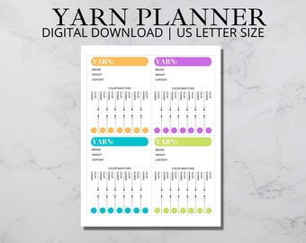 Yarn Inventory - Etsy