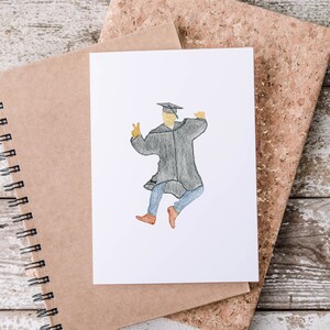Hand Painted Graduation Card for College or High School Watercolor ...