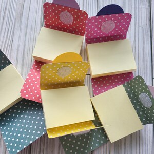 Mini Post It Notes Holder Post It Note Party Favor, Wedding Favor ...