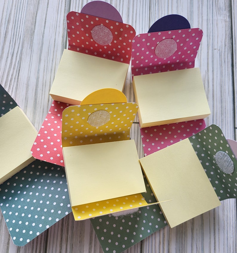 Mini Post It Notes Holder Post It Note Party Favor, Wedding Favor ...