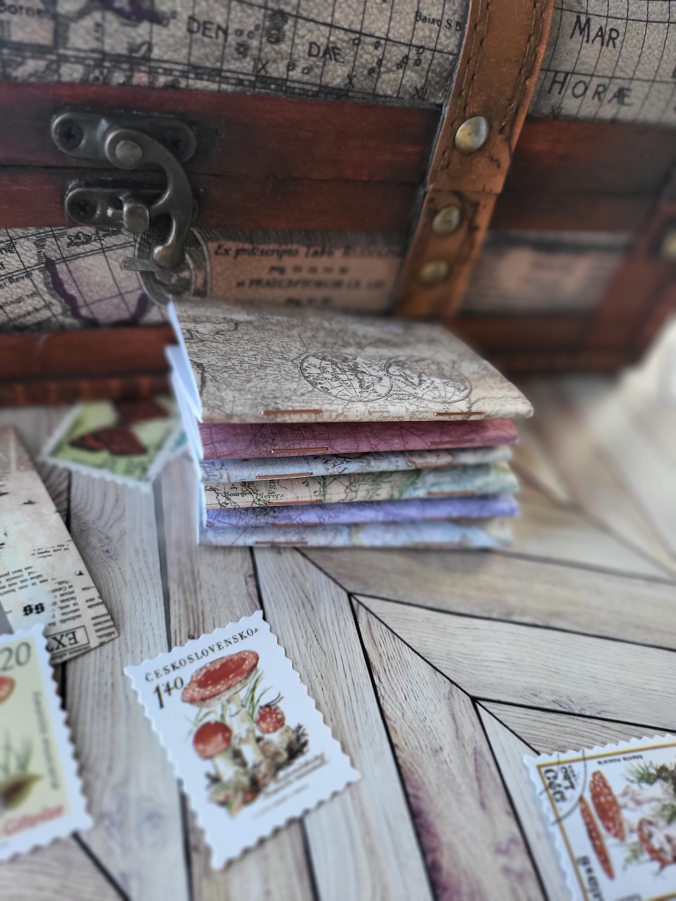 2 X3mini Map Assorted Covers Mini Notebook/ Tiny Notepads / Slim ...