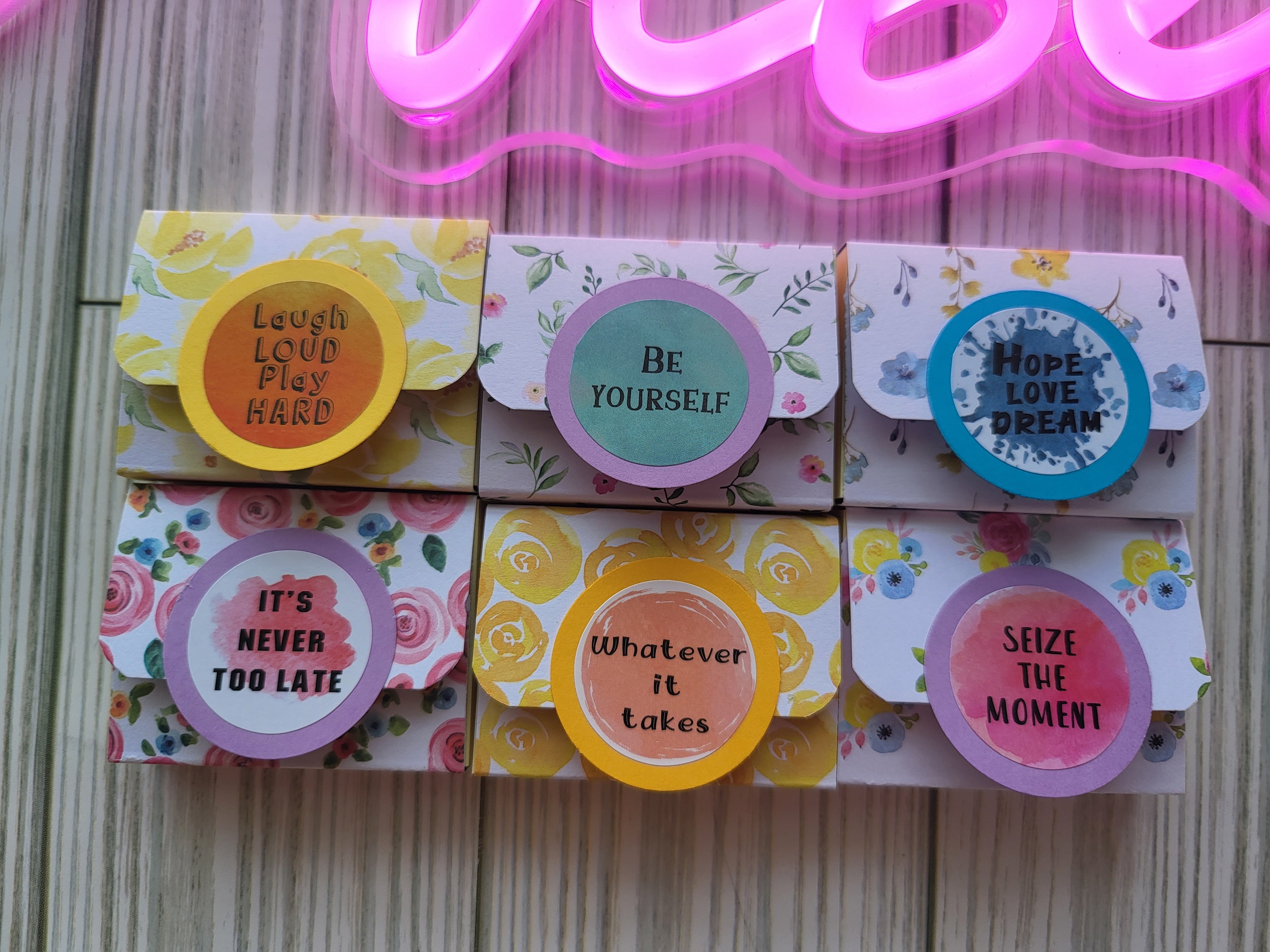 Mini Post It Notes Holder Post It Note Party Favor, Wedding Favor ...