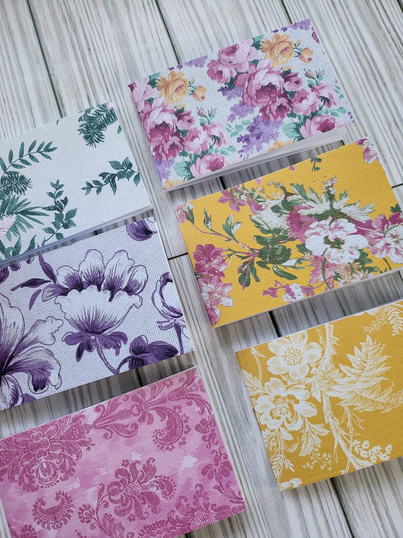 Assorted Pattern Covers Mini Notebook/ Tiny Notepads / Slim Notebook ...