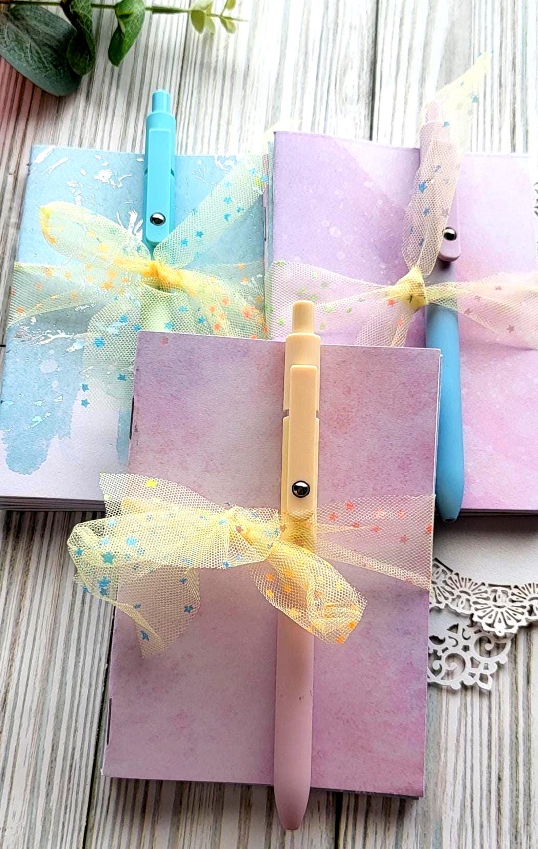 Pocket Notebook/ Wallet Notebook/wee Notebook Set of 3 / Passport Size ...