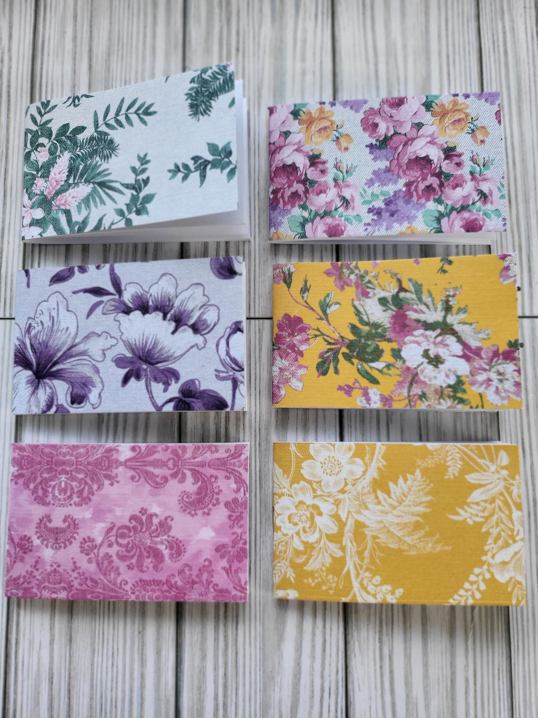 Assorted Pattern Covers Mini Notebook/ Tiny Notepads / Slim Notebook ...