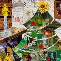 Christmas Tree Collage Template, Christmas Photo Collage, 2025 New Year ...