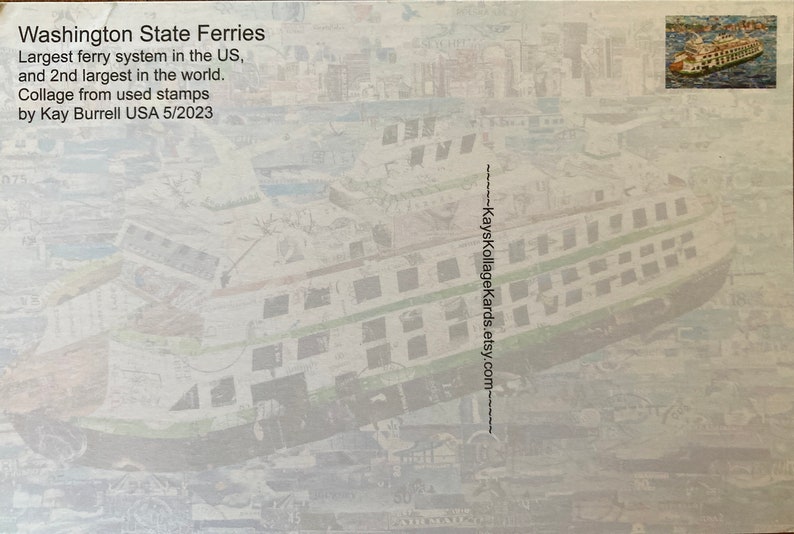 Washington State Ferries - Etsy