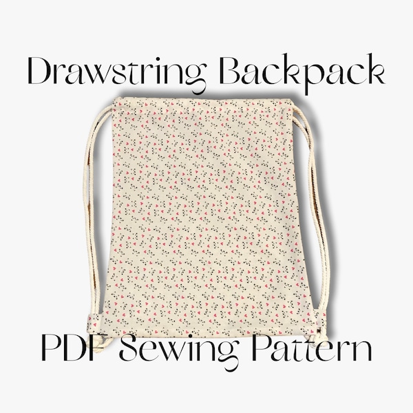 Drawstring Backpack - Etsy