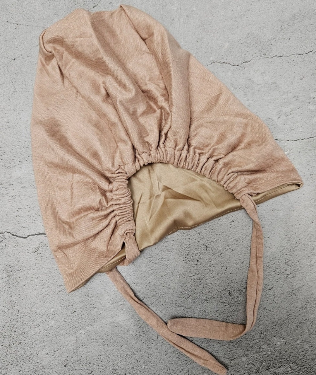 Satin Lined Undercap Hijab Scarf, Satin Sleep Cap, Silk Undercap, Chemo ...