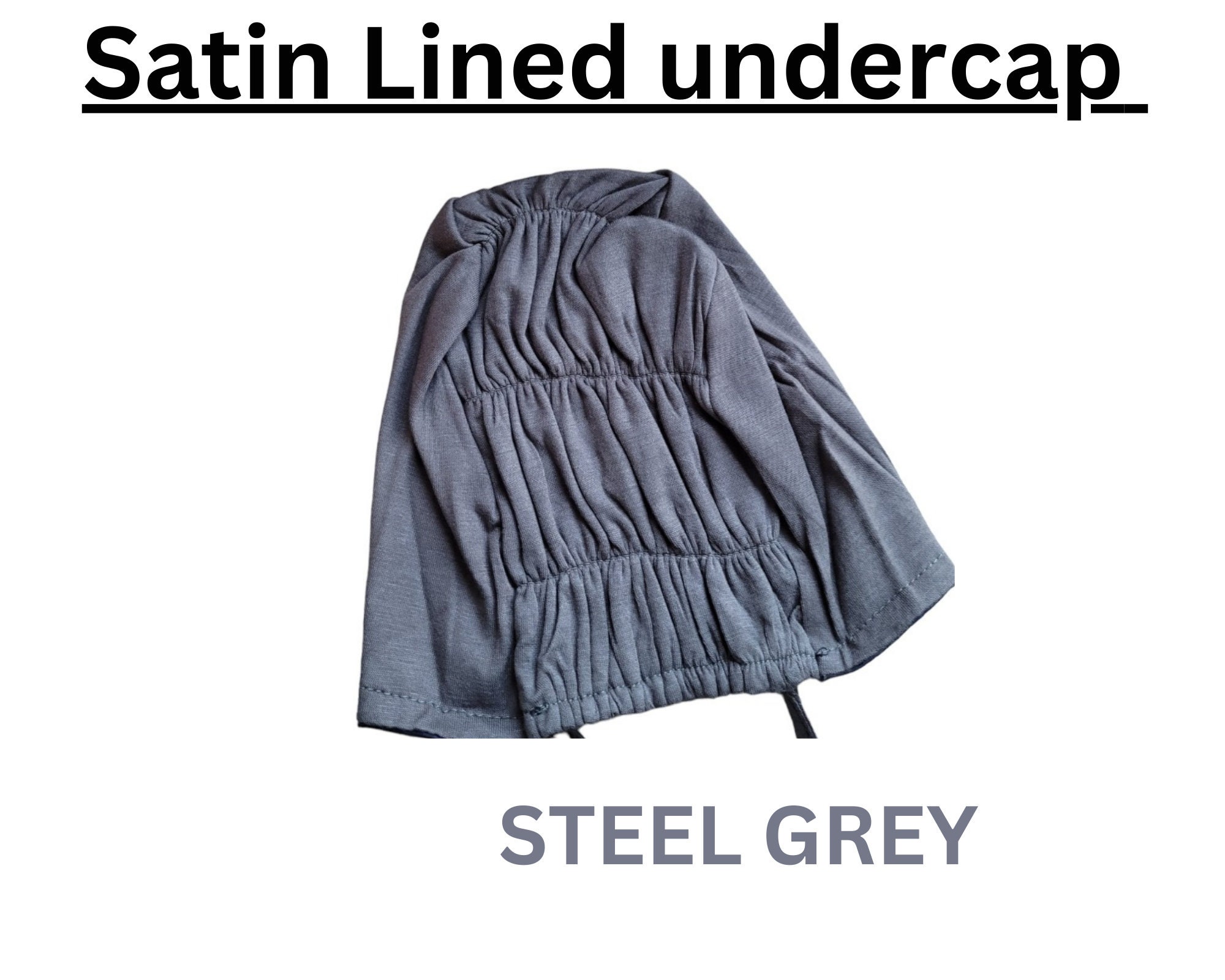 Hijab Satin Lined Undercap Hijab Silk Underscarf Satin - Etsy UK