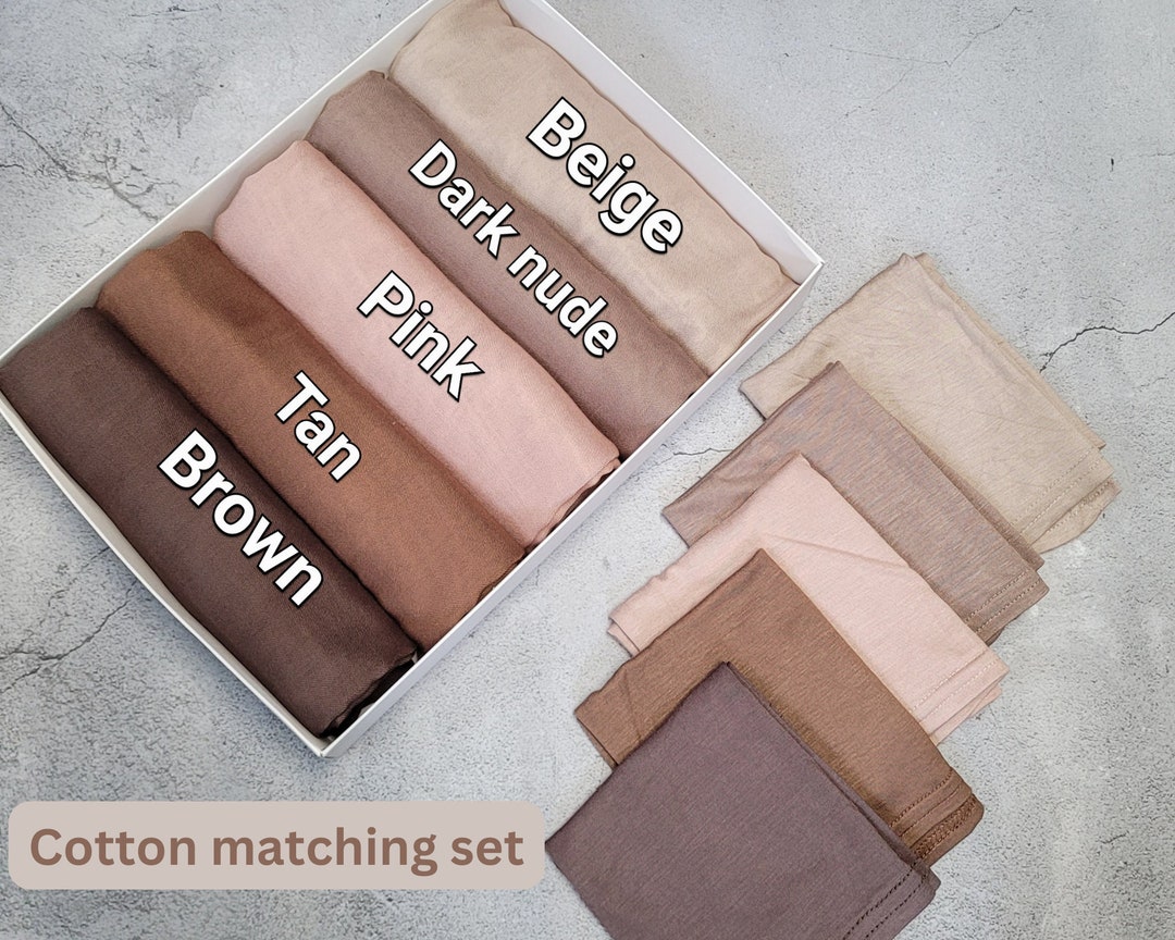 MODAL HIJAB & CAP Set Modal Scarves and Undercap Jersey Set Shawl ...