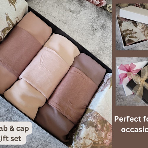 Hijab Gift Set CHIFFON Hijab Box Gift for Her Chiffon Hijab - Etsy