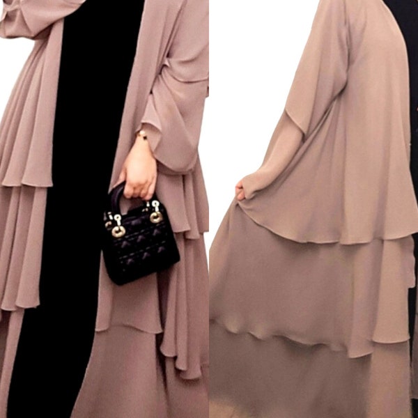 Chiffon Abaya Dress - Etsy