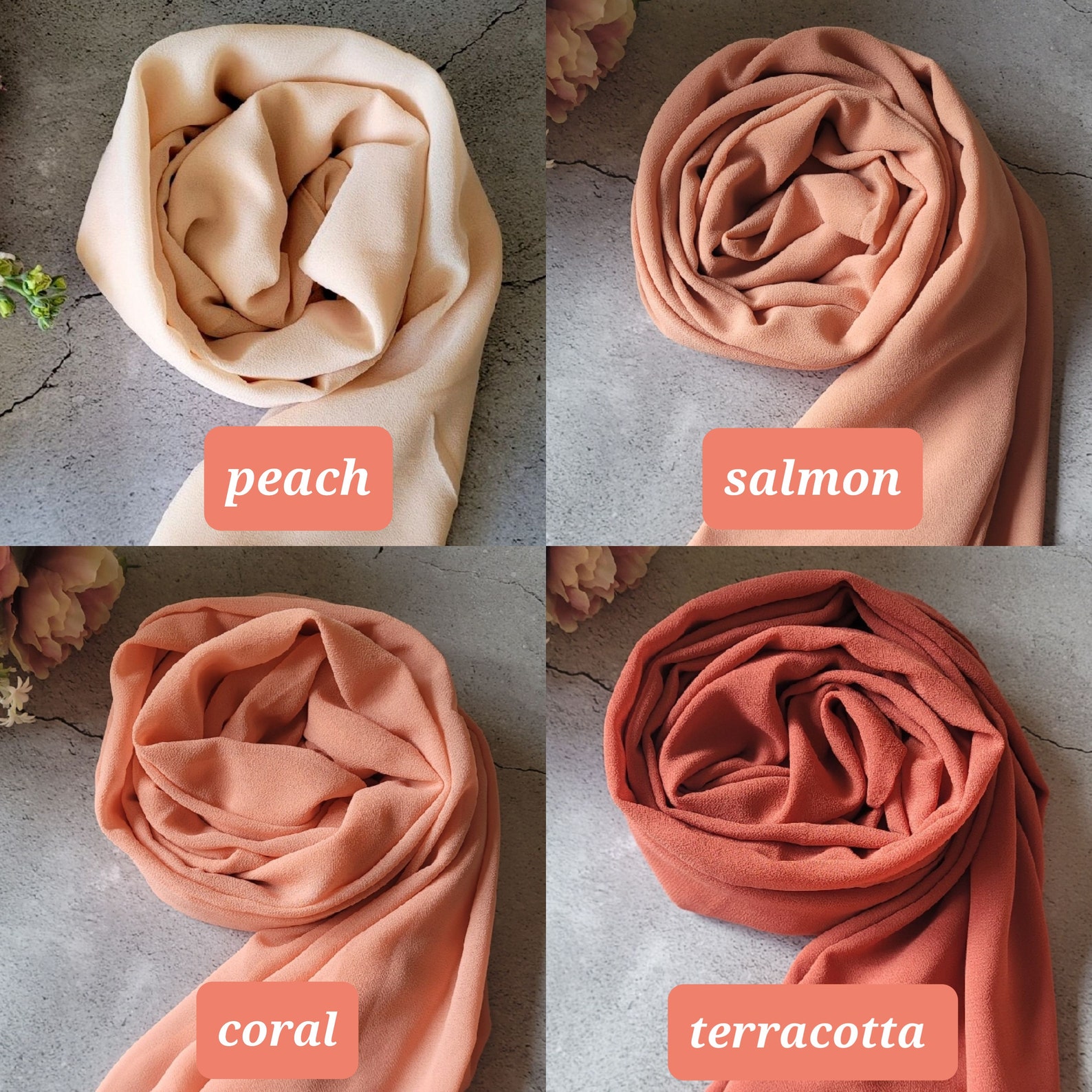 Hijab Gift Set CHIFFON Hijab Box Gift for Her Chiffon Hijab - Etsy