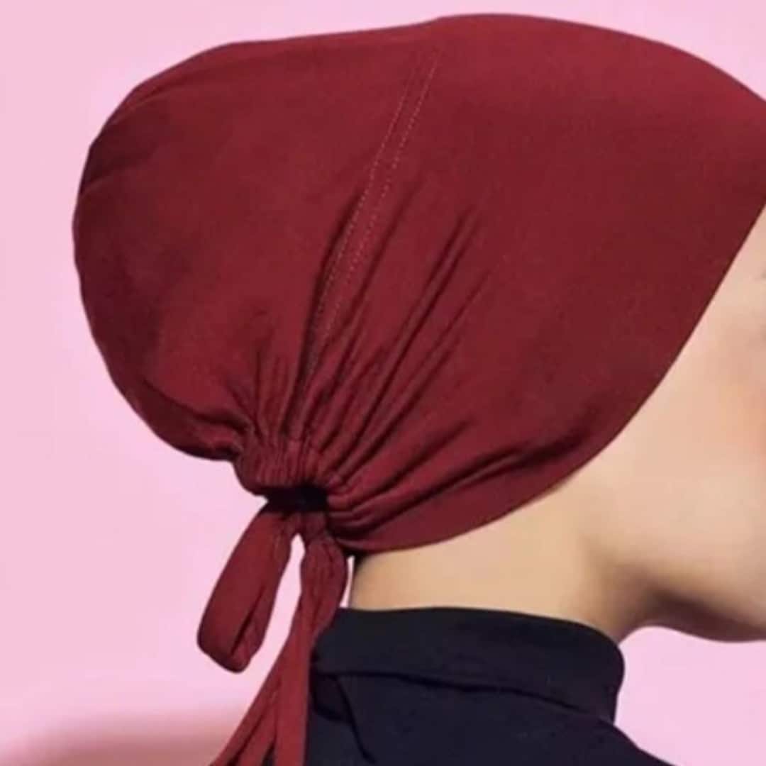 HIJAB Modal Jersey Tie Back CAP Tube Premium Quality Bonnet Cap Chemo ...