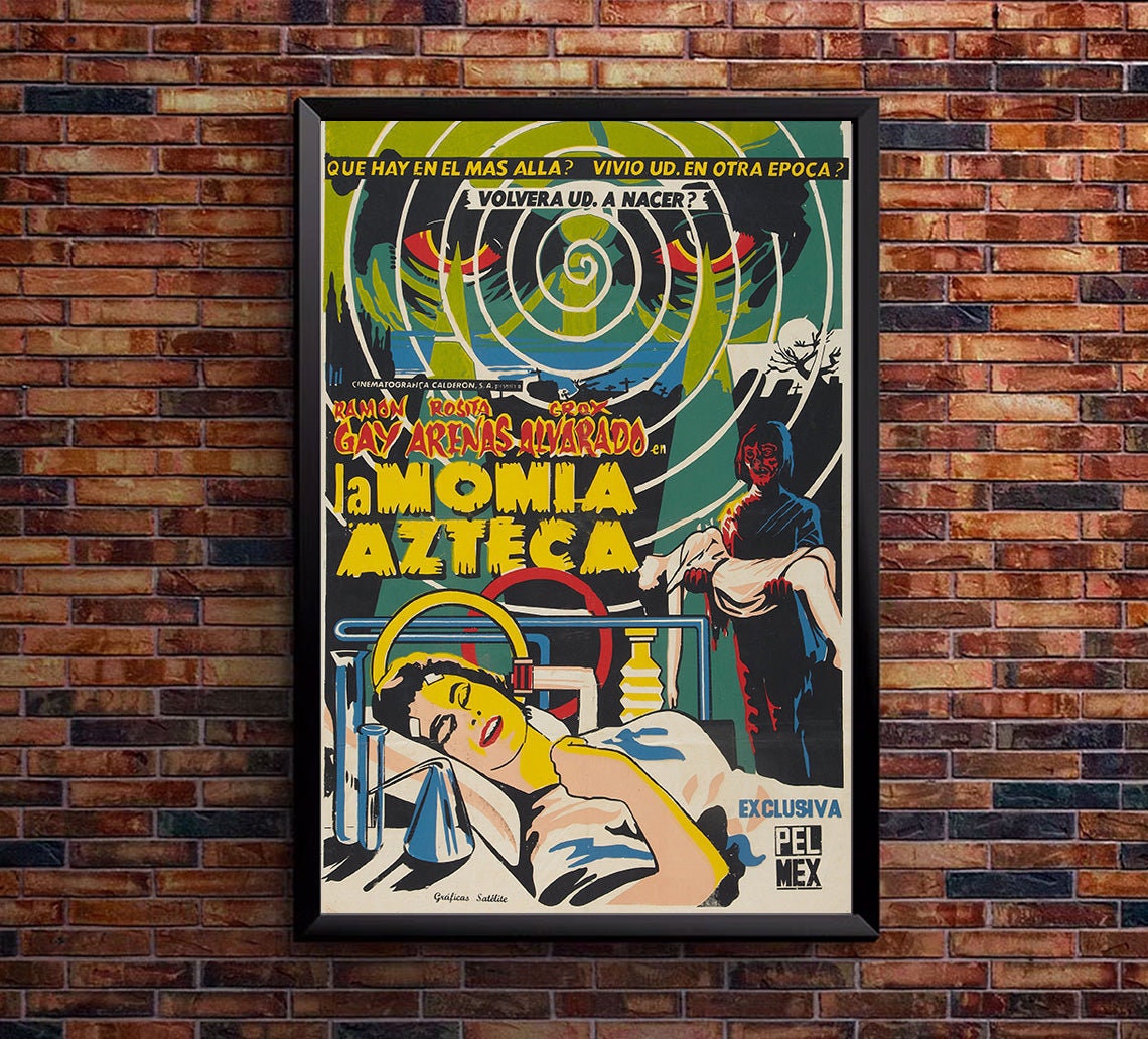 The Aztec Mummy Mexican Horror Movie Poster - Etsy