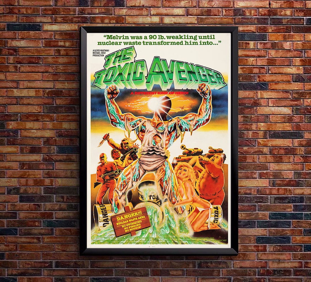 The Toxic Avenger 1984 US Movie Poster - Etsy