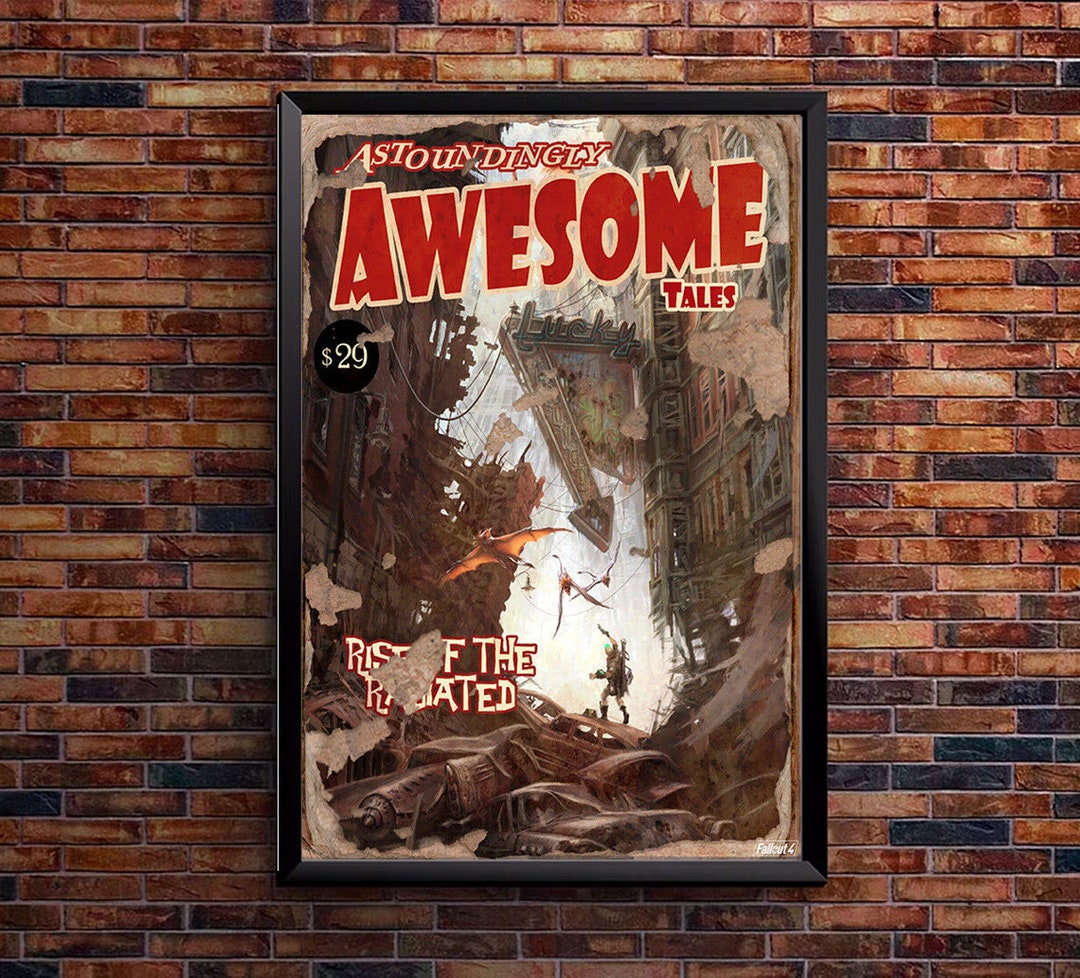 Astoundingly Awesome Tales Rise of the Radiated Fallout 4 Poster - Etsy