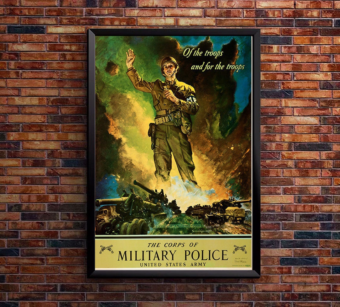 Corps of Military Police WW2 Poster - Etsy