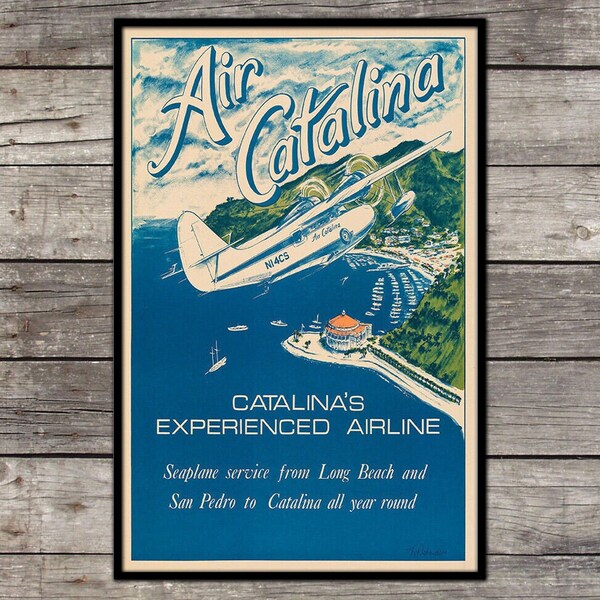 Vintage Catalina Poster - Etsy