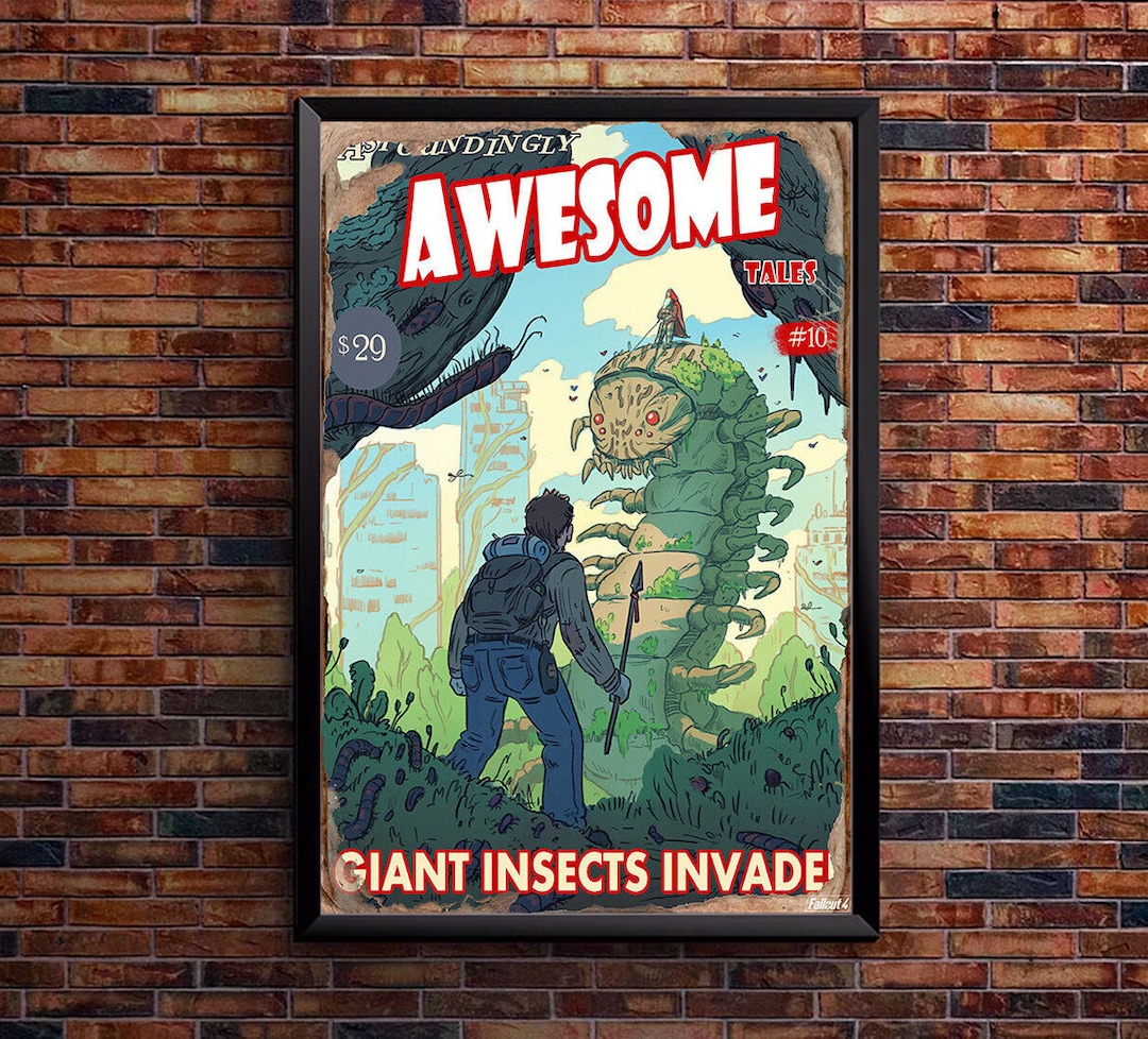 Astoundingly Awesome Tales Giant Insects Invade Fallout 4 Poster - Etsy