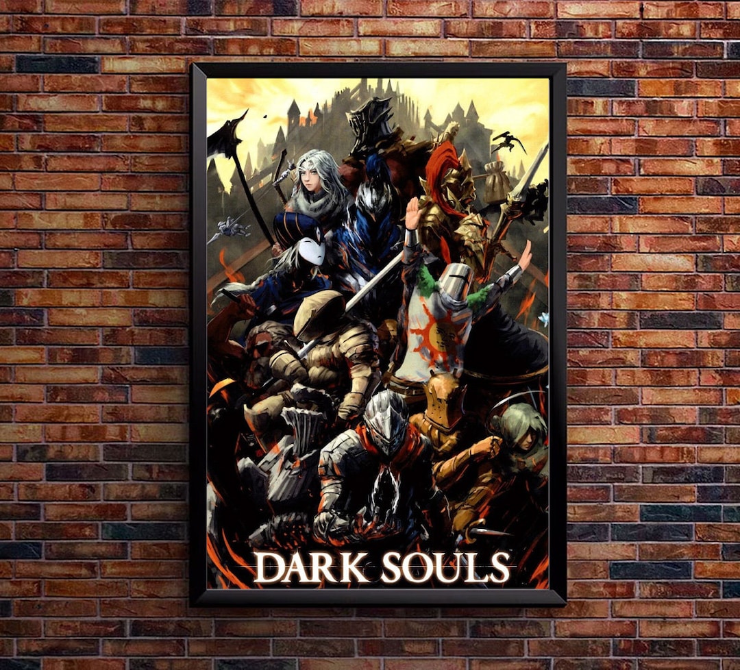 Dark Souls Poster 4 Video Game Print Gaming Dark Souls Wall Art - Etsy