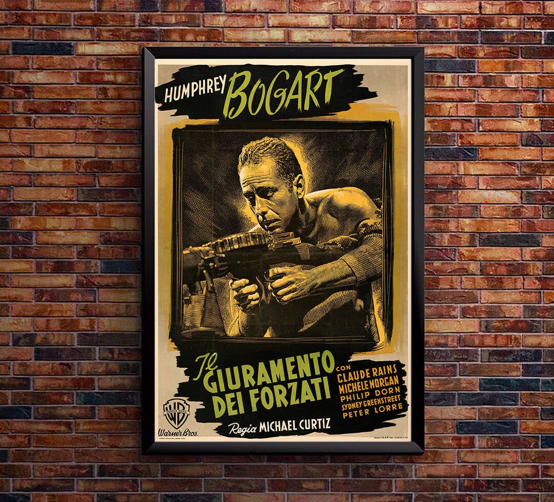 Passage to Marseilles Bogart Italian WW2 Movie Poster 2 - Etsy