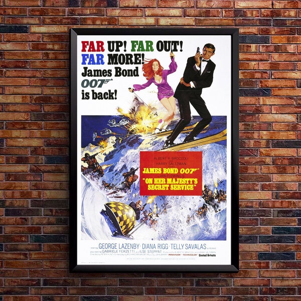 James Bond Poster - Etsy