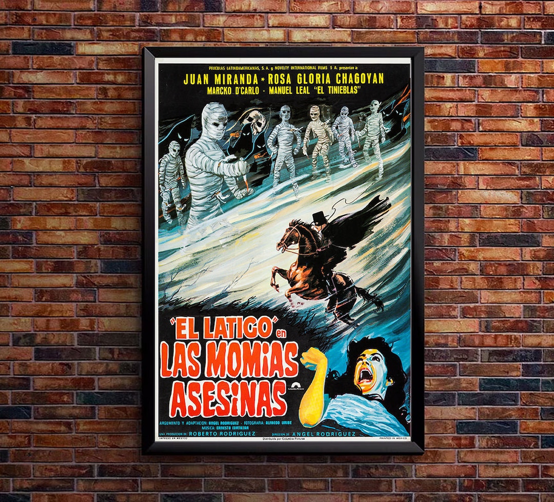 El Latigo the Killer Mummies Mexican Horror Movie - Etsy