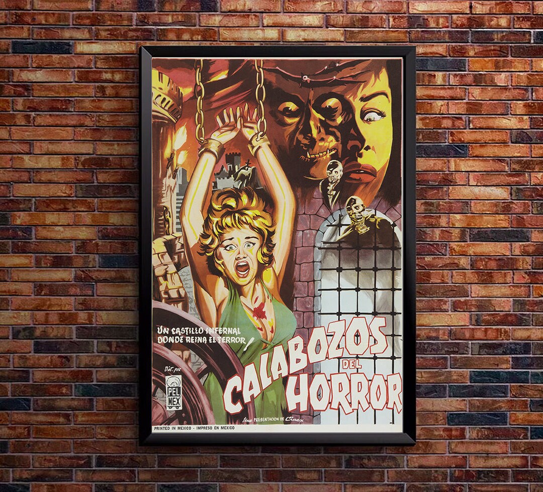 Dungeon of Horror Mexican Horror Movie Poster - Etsy