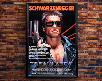 The Terminator Arnold Schwarzenegger Poster Movie Poster Movie Prints ...
