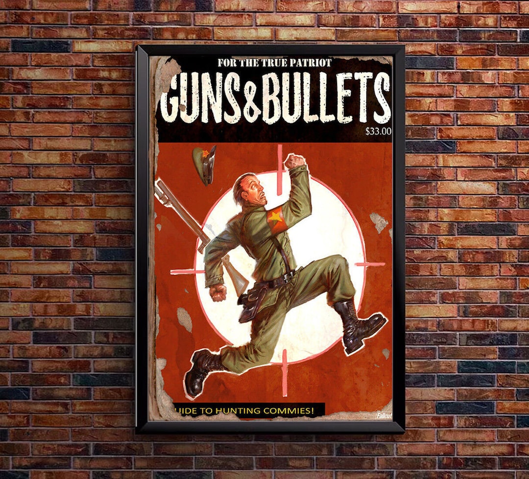 Guns & Bullets Guide to Hunting Communist Fallout 4 Poster - Etsy