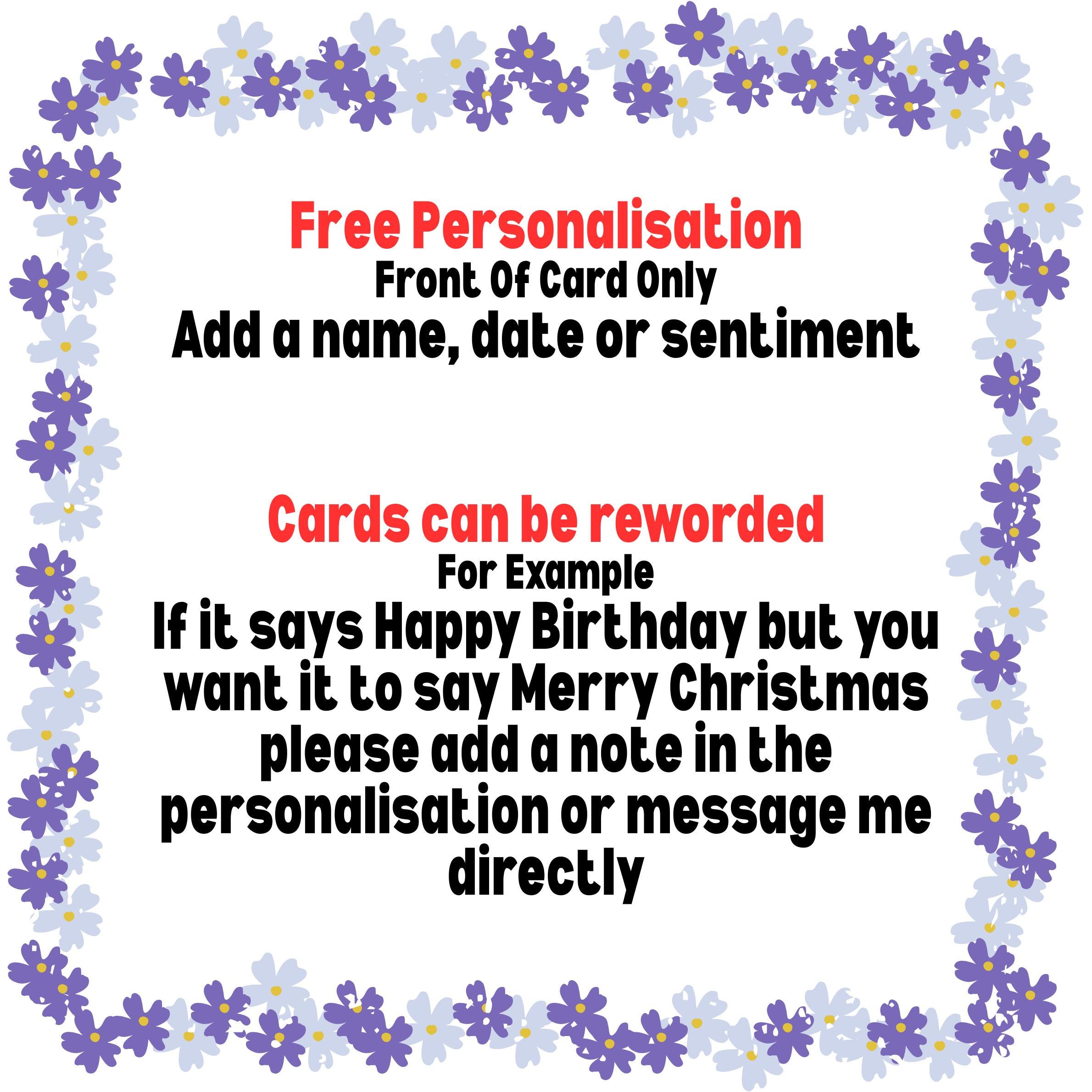 Personalised Yule Card Eco Friendly Plantable Seeded Pagan Black Cat ...