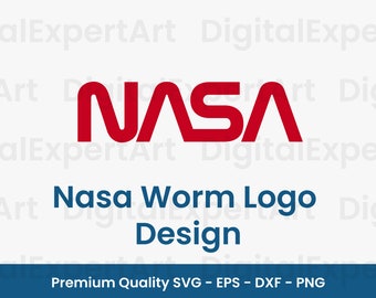 Nasa Worm Logo Png - Etsy