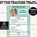 Editable Meet the Teacher Letter, Back to School Printable Flyer, Meet ...