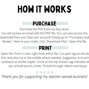 Thanksgiving Treat Tags Printable, Treat Bag Tags, Thanksgiving Gift ...