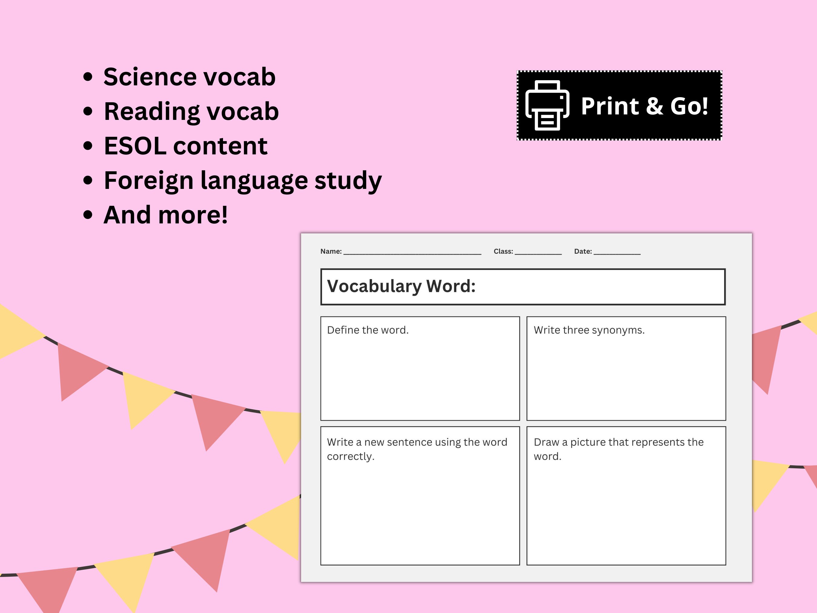 Vocabulary Mind Map, Mind Map, Word Map, Graphic Organizer, Vocab ...