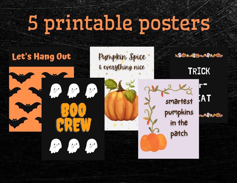 Halloween Classroom Posters, Halloween Classroom Decor, Halloween Decor ...
