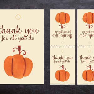 Thanksgiving Treat Tags Printable, Treat Bag Tags, Thanksgiving Gift ...