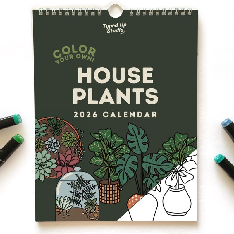Succulent Calendar 2026 - Etsy