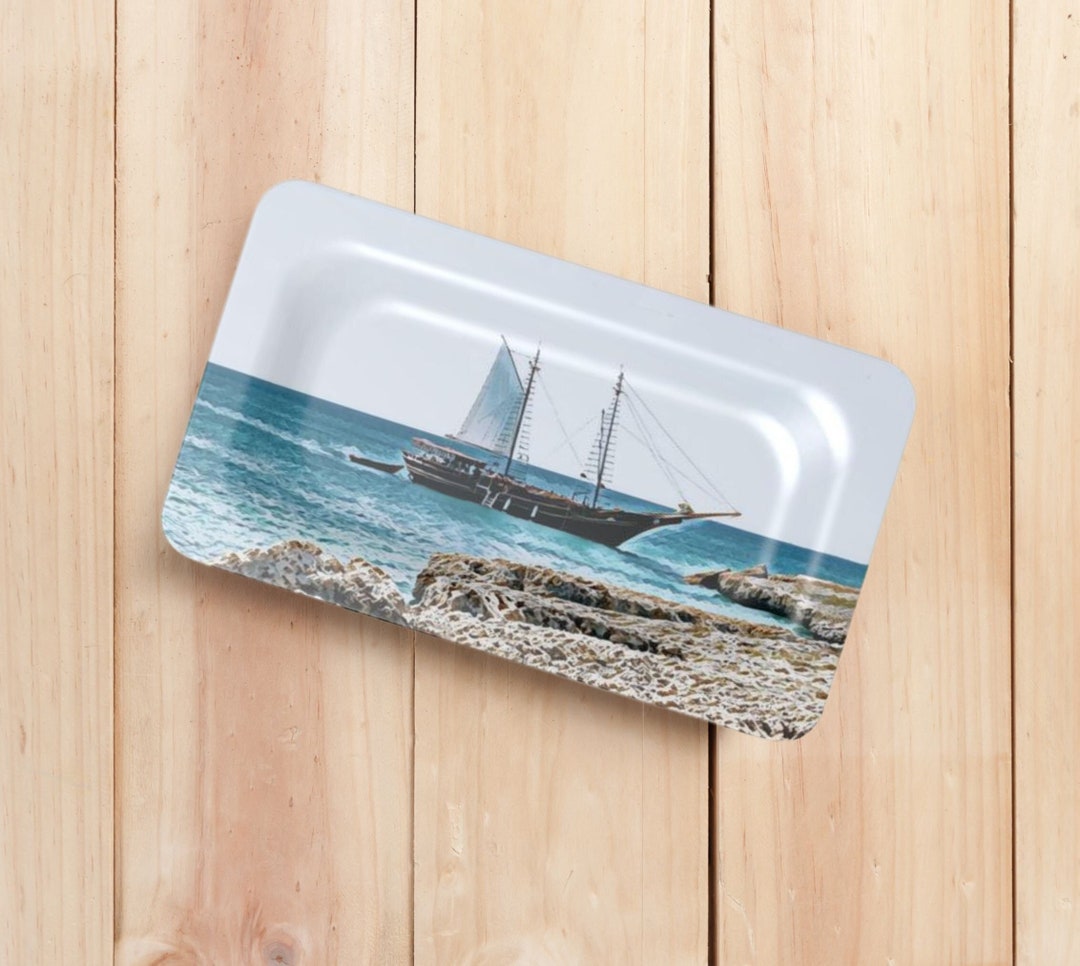Decorative Nautical Tray Made in UK, Personalized Gift for Her or Him ...