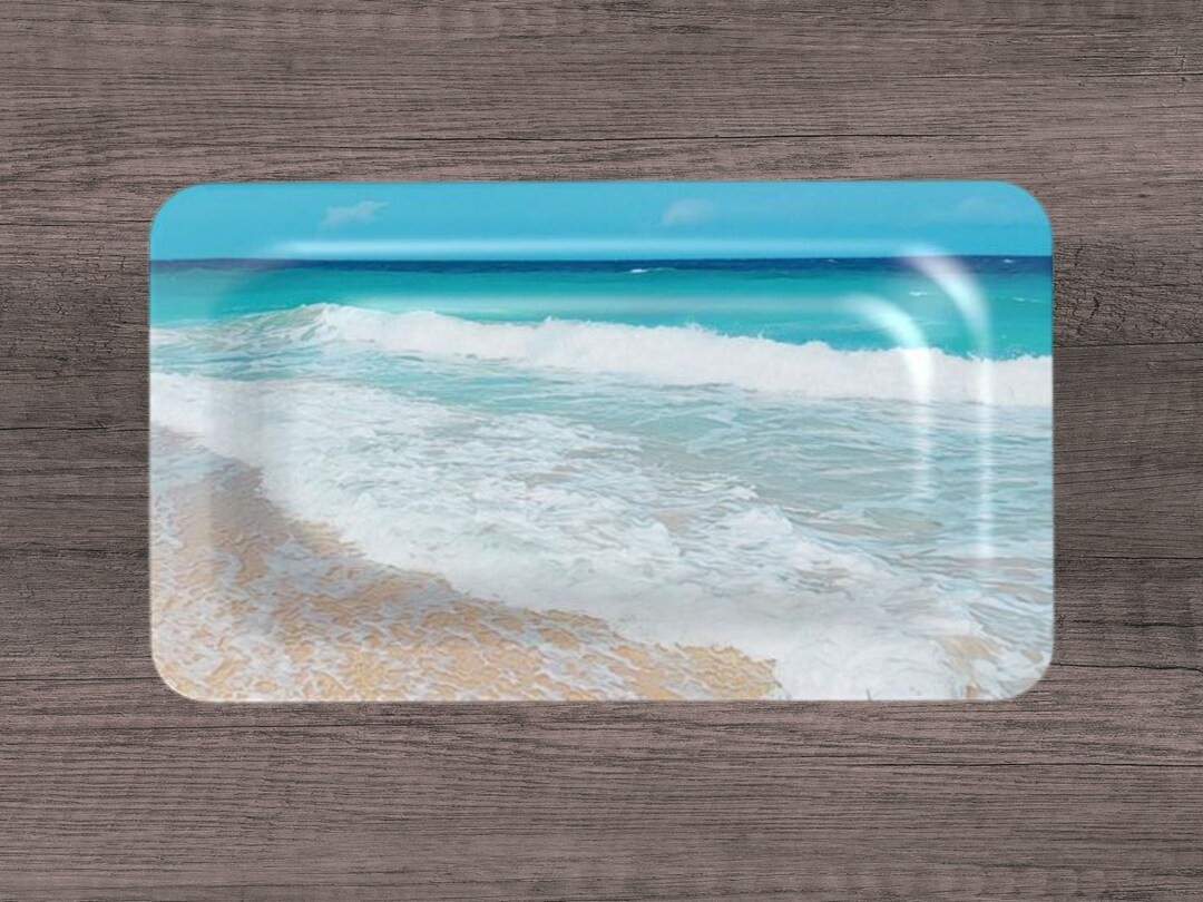 Beach Tray, Made in UK, Ocean Tea Tray, Caribbean Sea Serving Tray ...