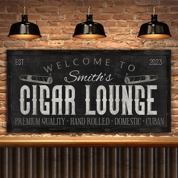 Cigar Lounge - Etsy