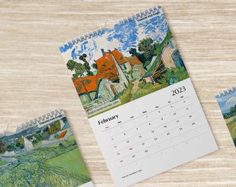 Van Gogh Calendar - Etsy