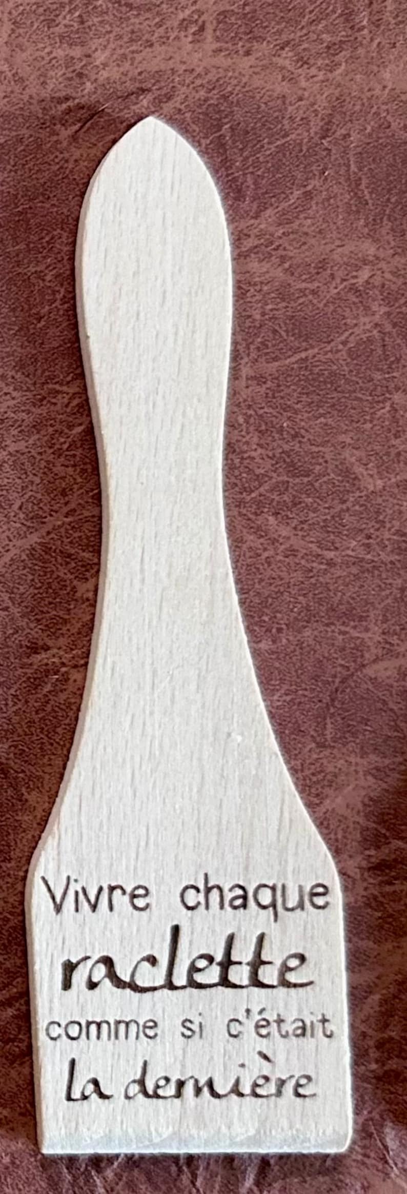 Spatule à raclette fromage en bois personnalisable - Etsy France