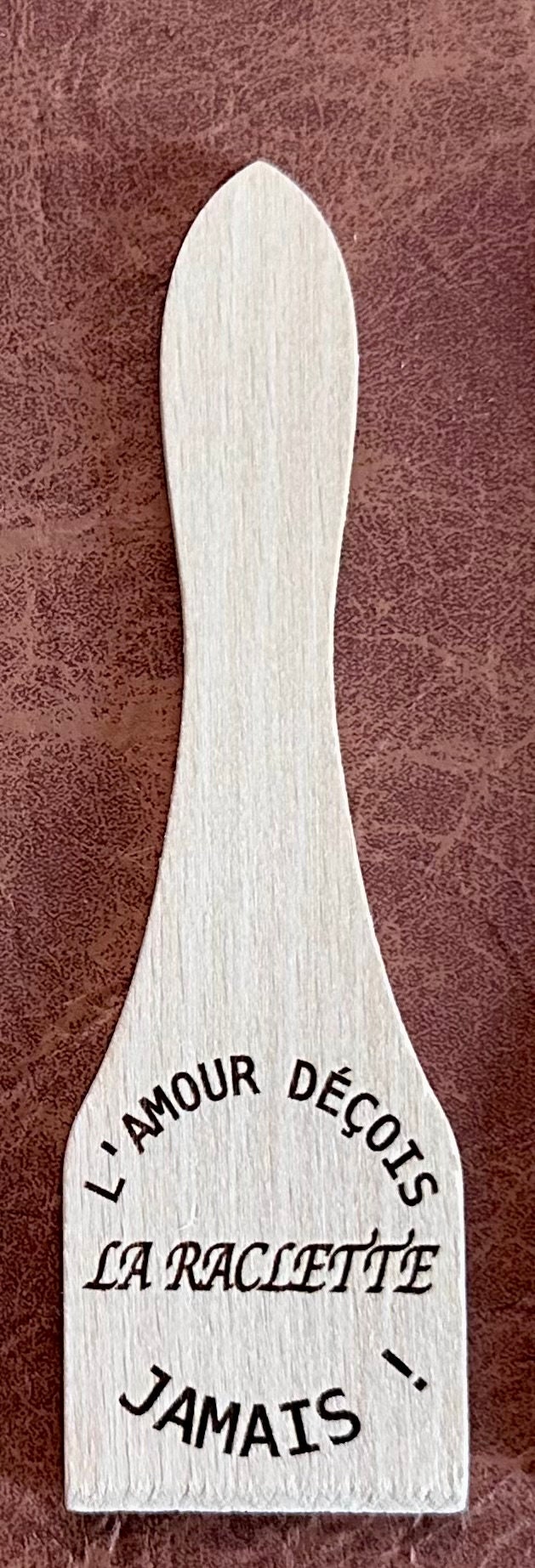 Spatule à raclette fromage en bois personnalisable - Etsy France