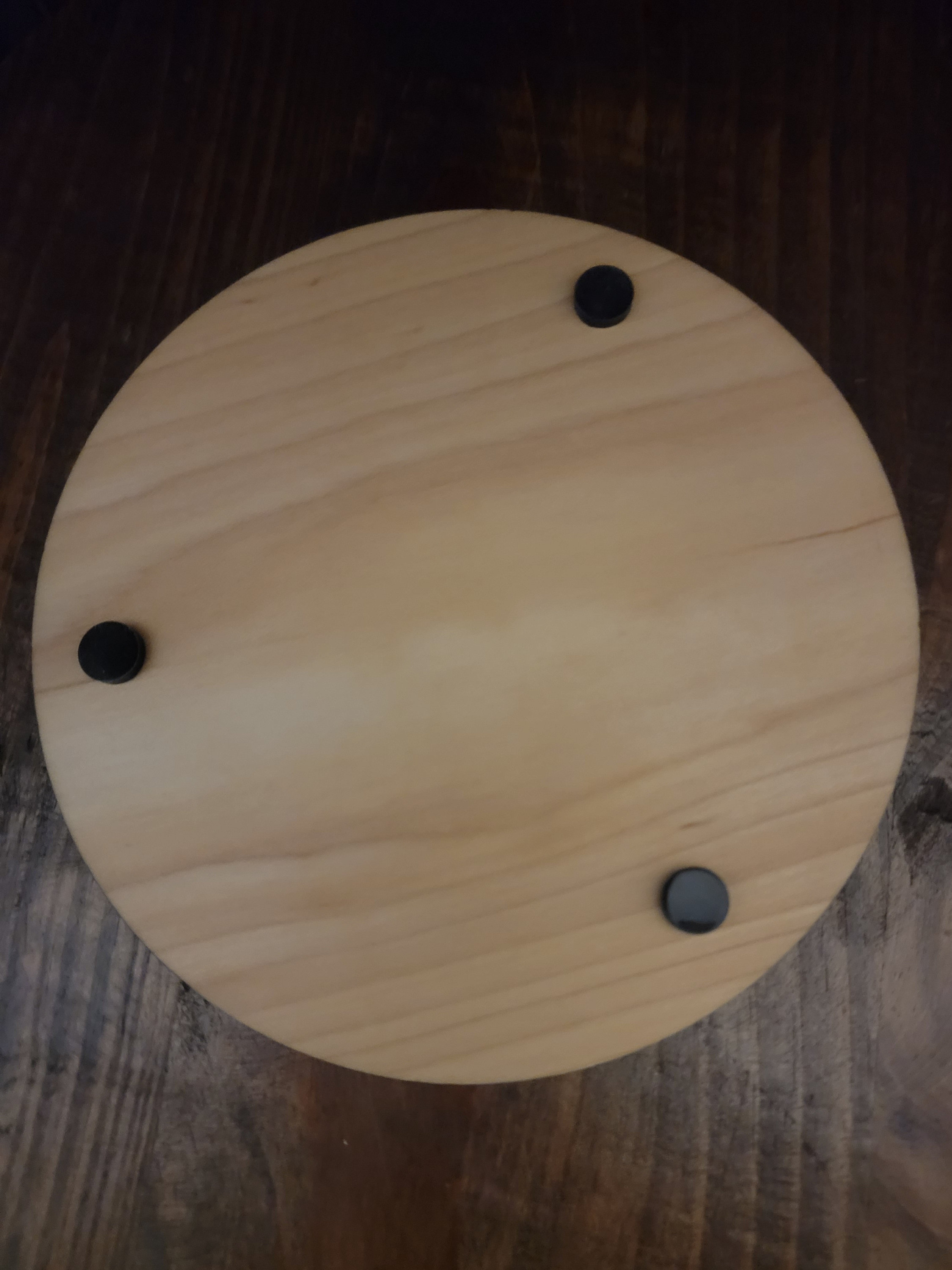 We the People Laser Cut Maple Coaster/trivet Measuring 6 Inches Round ...